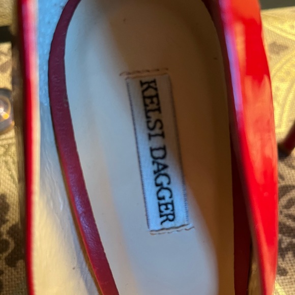 Kelsi Dagger | Shoes | Sexy Af Gorgeous Kelsi Dagger Red Patent Leather ...